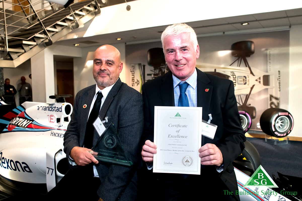 Safety efforts recognised two years running - John Perkins Construction