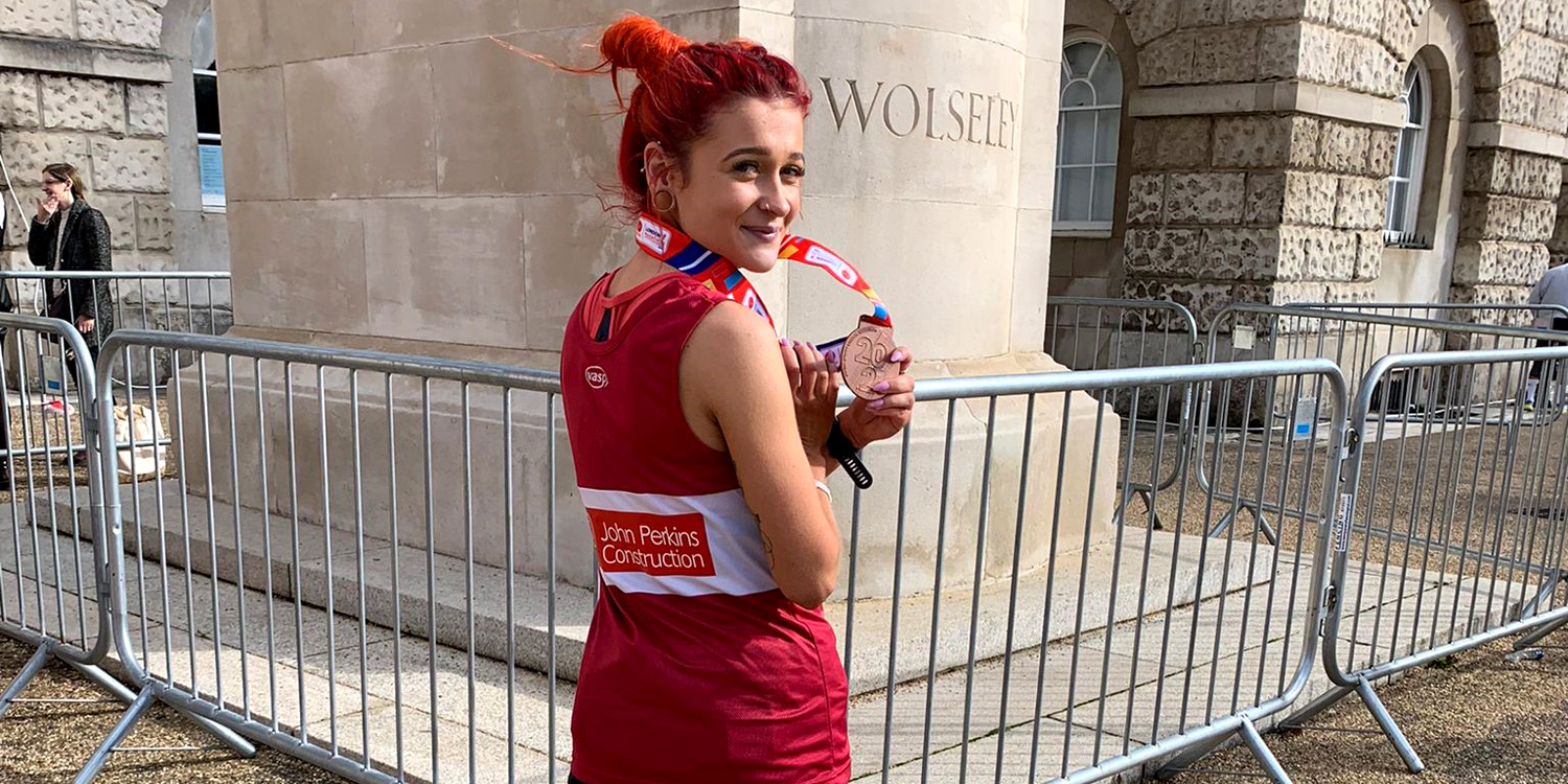 John Perkins Construction sponsors London Marathon competitor running ...