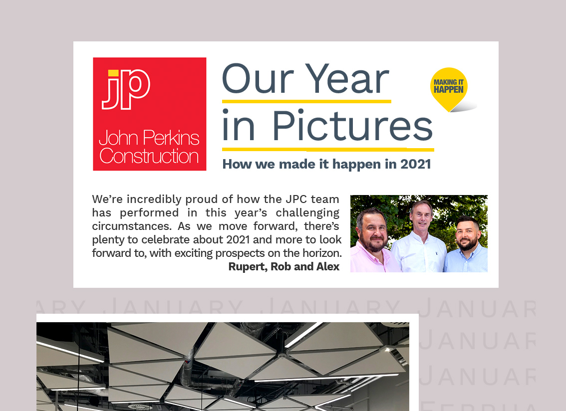 Our year in pictures: how we made it happen in 2021 - John Perkins ...