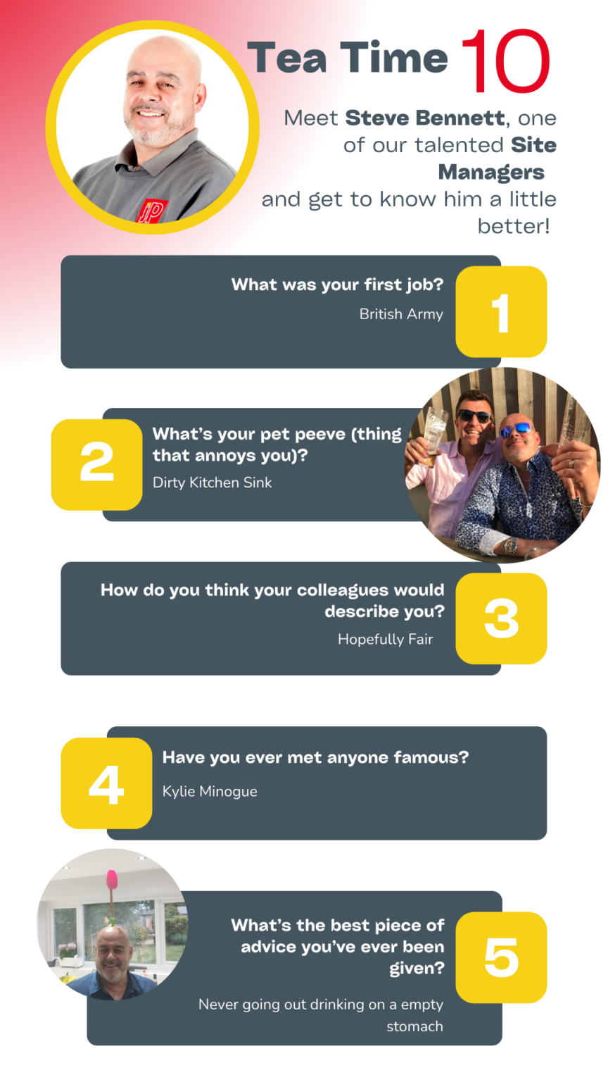 Tea Time 10: Steve Bennett, Site Manager - John Perkins Construction